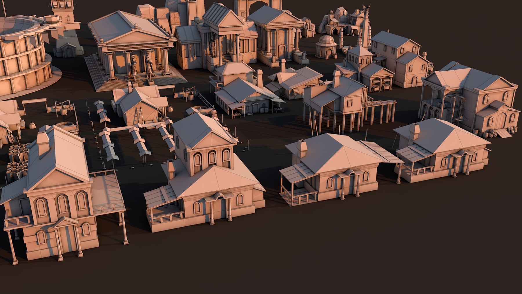ArtStation - Rome city Package | Game Assets