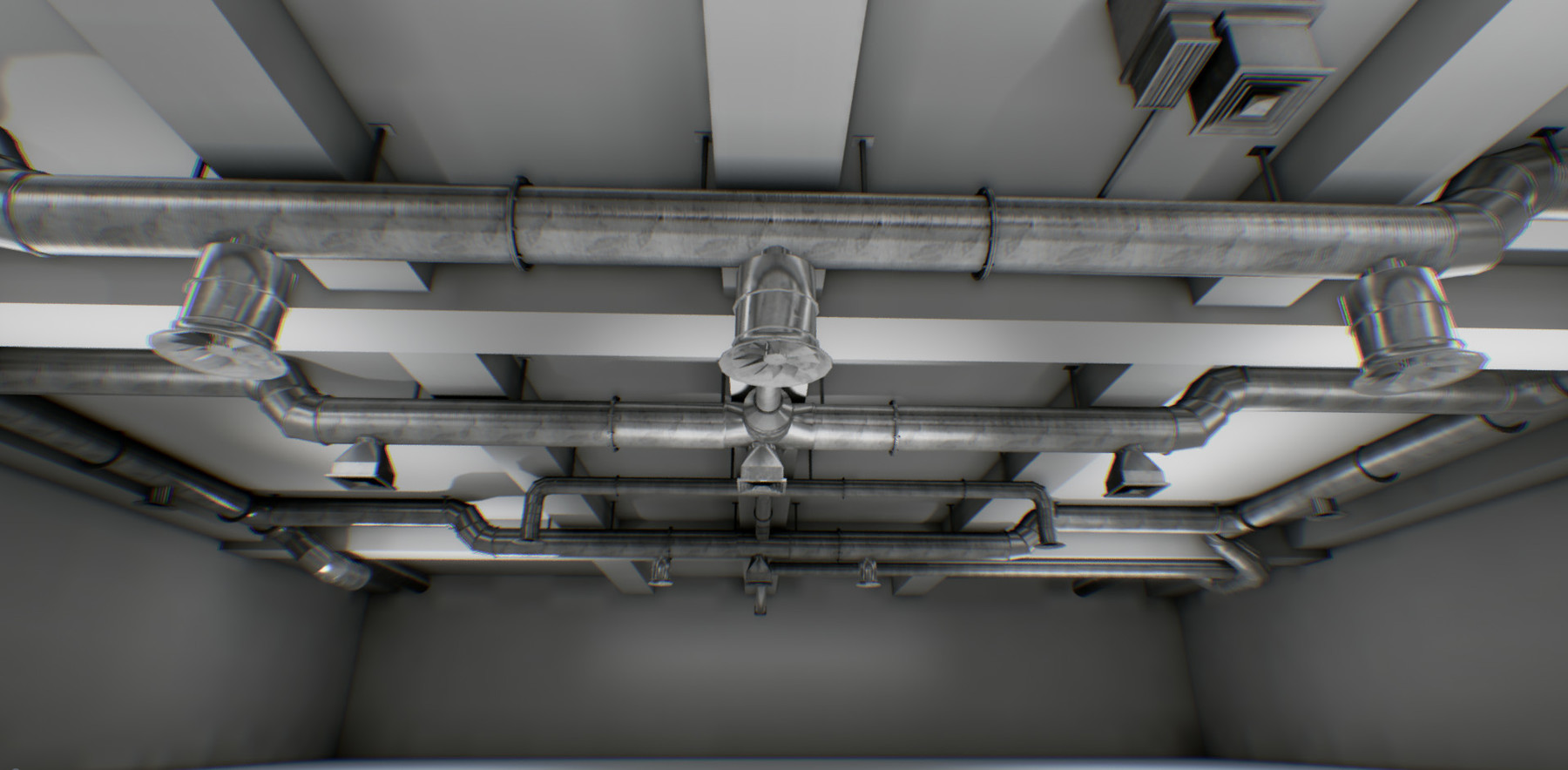 ArtStation - Air ducts modular system 60 elements interior/exterior ...