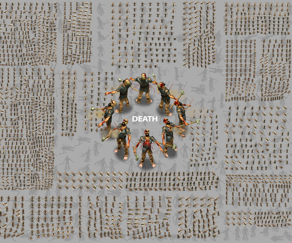 ArtStation - 2D Hummer Zombie Man | Game Assets