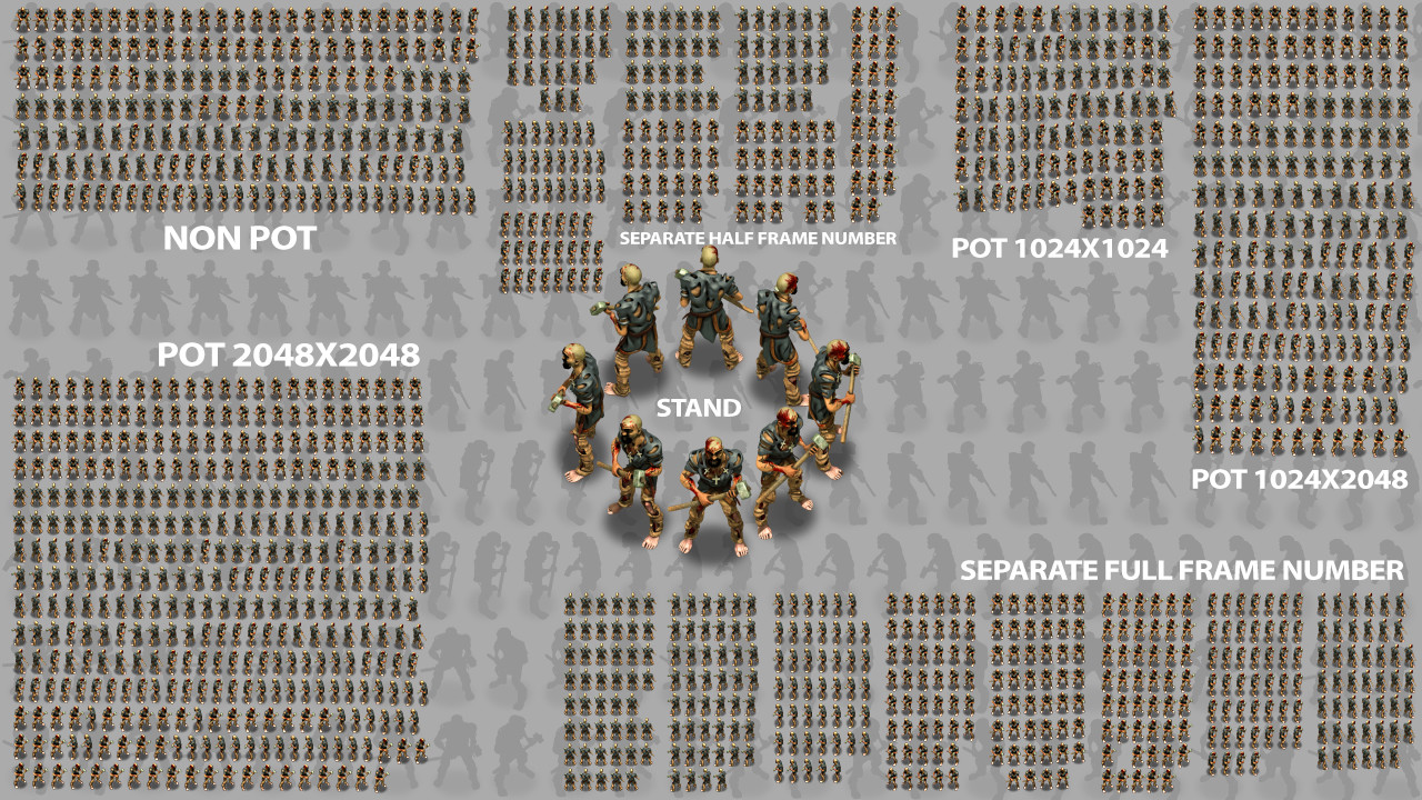 ArtStation - 2D Hummer Zombie Man | Game Assets