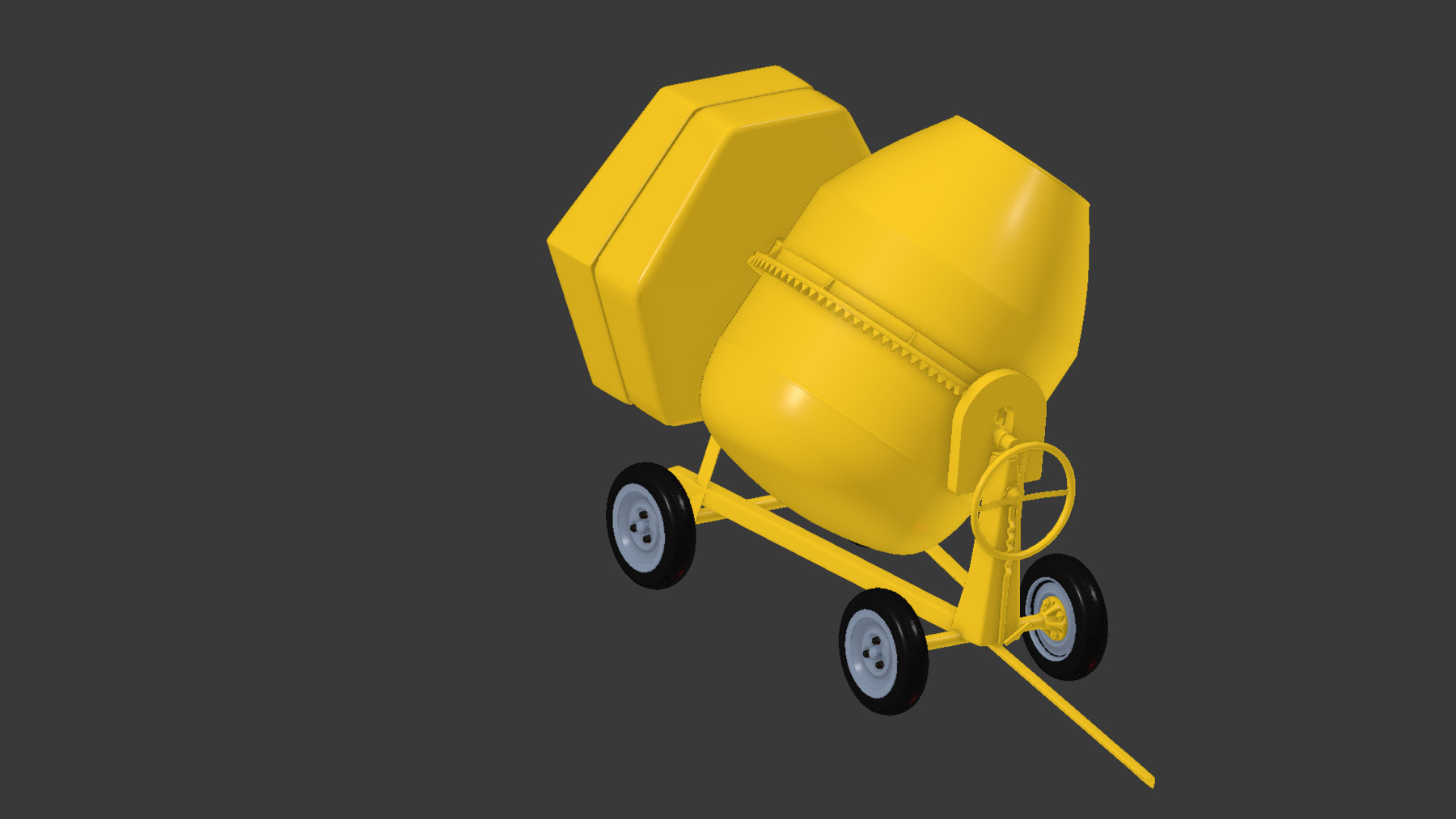 ArtStation - construction concrete or cement mixer model 3D model ...