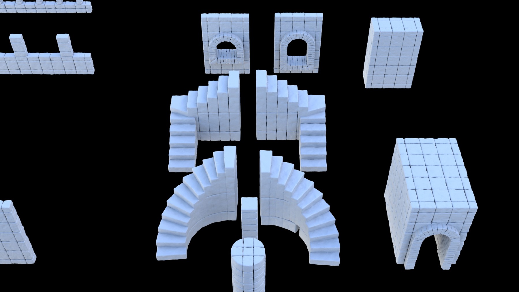 ArtStation - Procedural Rock Castle Models | Resources