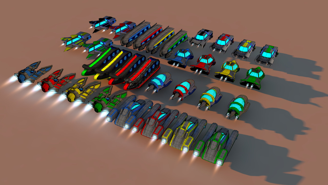 ArtStation - Cartoon Car Set | Game Assets