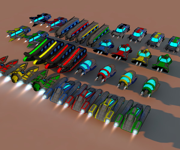 ArtStation - Cartoon Car Set | Game Assets