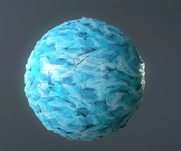 ArtStation - Tileable Texture Stylized Ice With Snow - Substance ...