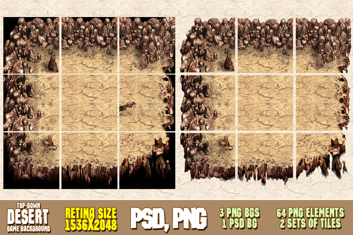 ArtStation - Desert Game Background | Game Assets