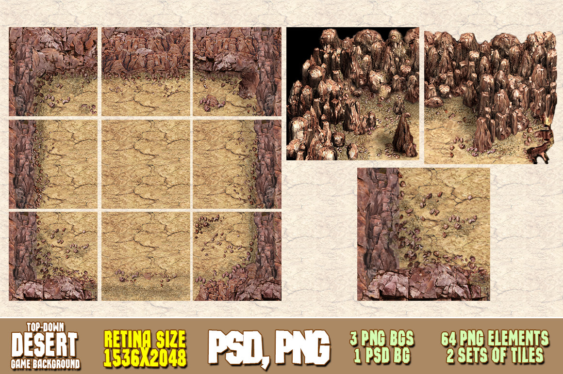 ArtStation - Desert Game Background | Game Assets