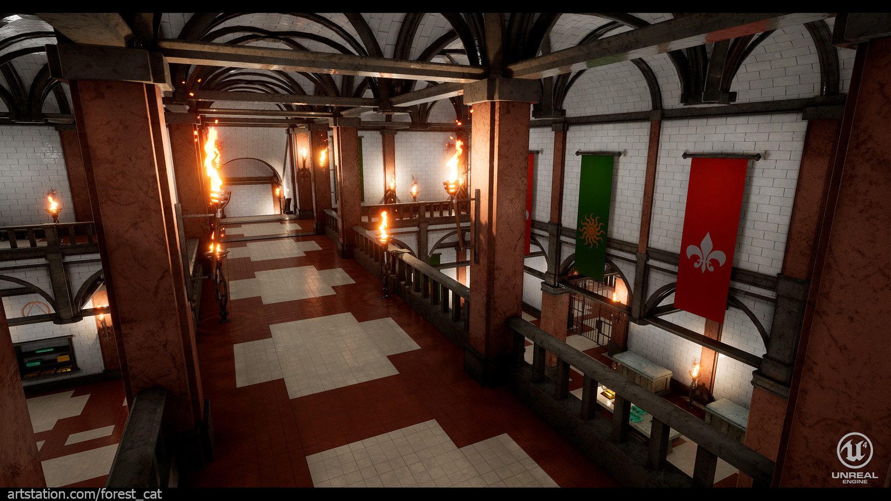 ArtStation - UE4 Modular Palace Dungeon A | Game Assets