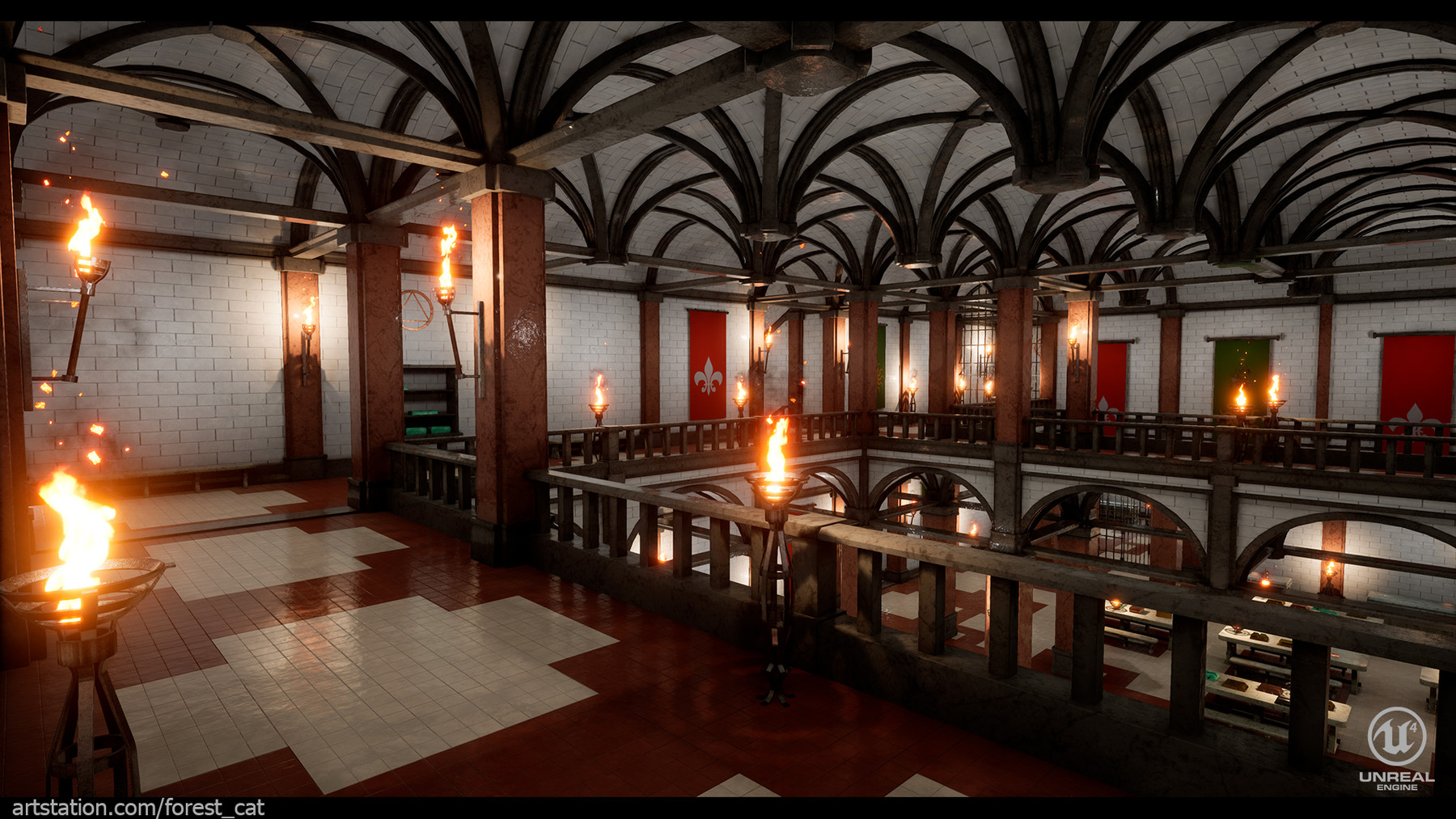 ArtStation - UE4 Modular Palace Dungeon A | Game Assets