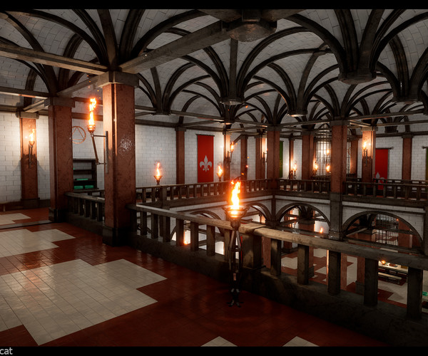 ArtStation - UE4 Modular Palace Dungeon A | Game Assets