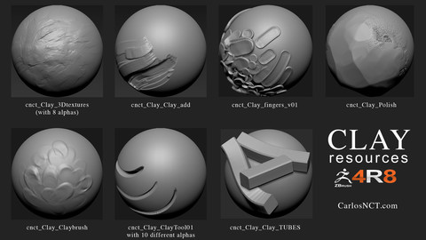 ArtStation - Clay Resources for ZBrush | Brushes
