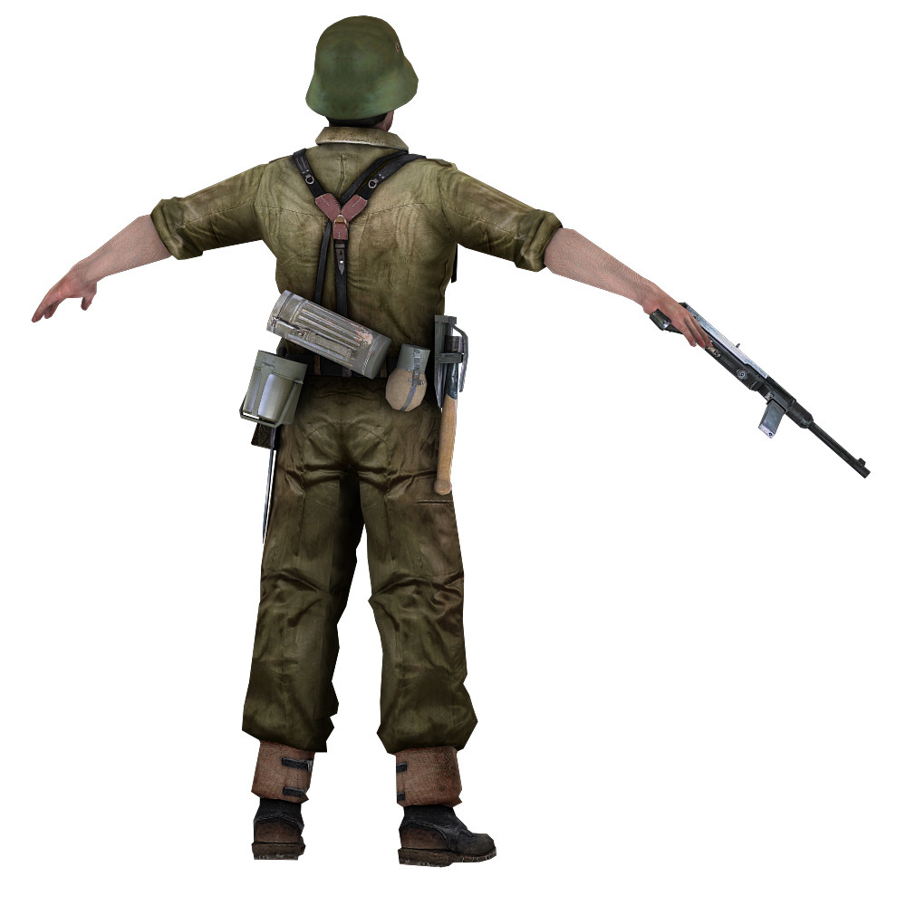 ArtStation - WWII German Soldier | Game Assets