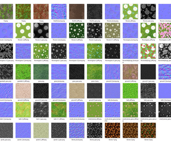 ArtStation - Toon Texture Set | Game Assets