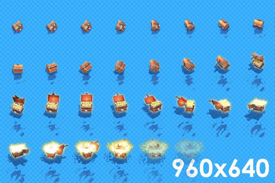 ArtStation - 2D GOLD CHEST | Game Assets