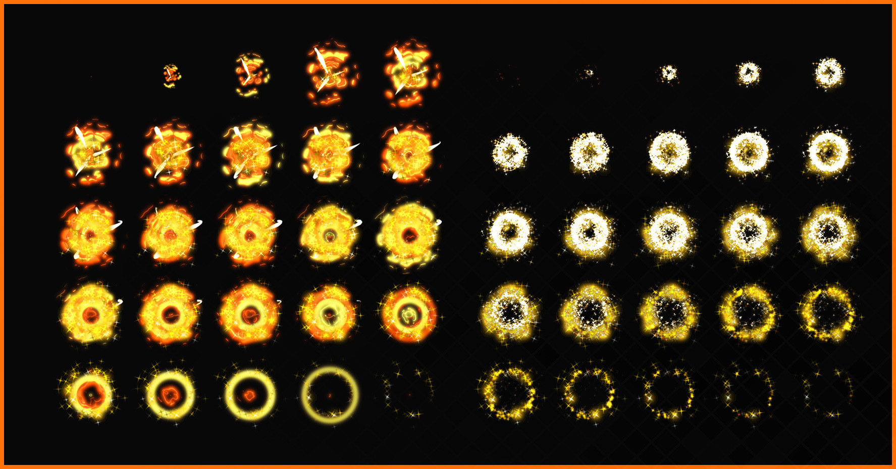 ArtStation - 2D EXPLOSIONS ANIMATIONS PACK | Game Assets