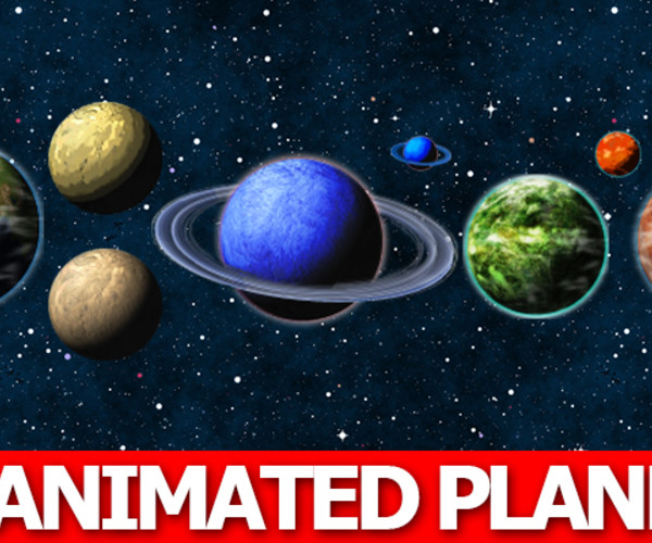 ArtStation - 2D ANIMATED PLANETS | Game Assets