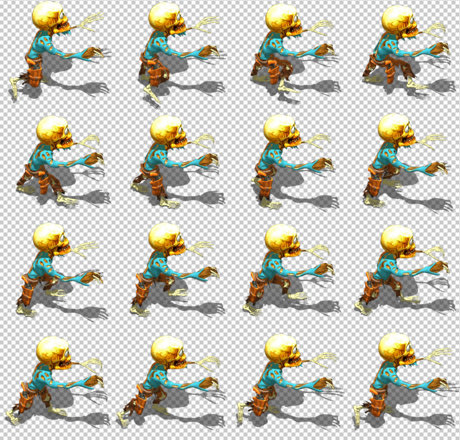 ArtStation - 2D TOON SKELETON | Game Assets