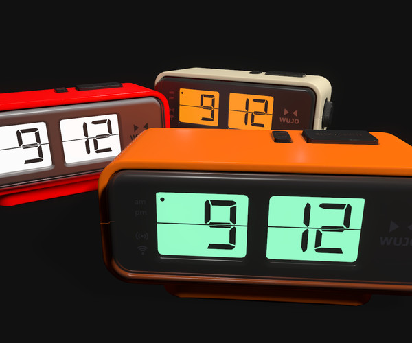 ArtStation - Retro Digital Flip Clock | Game Assets