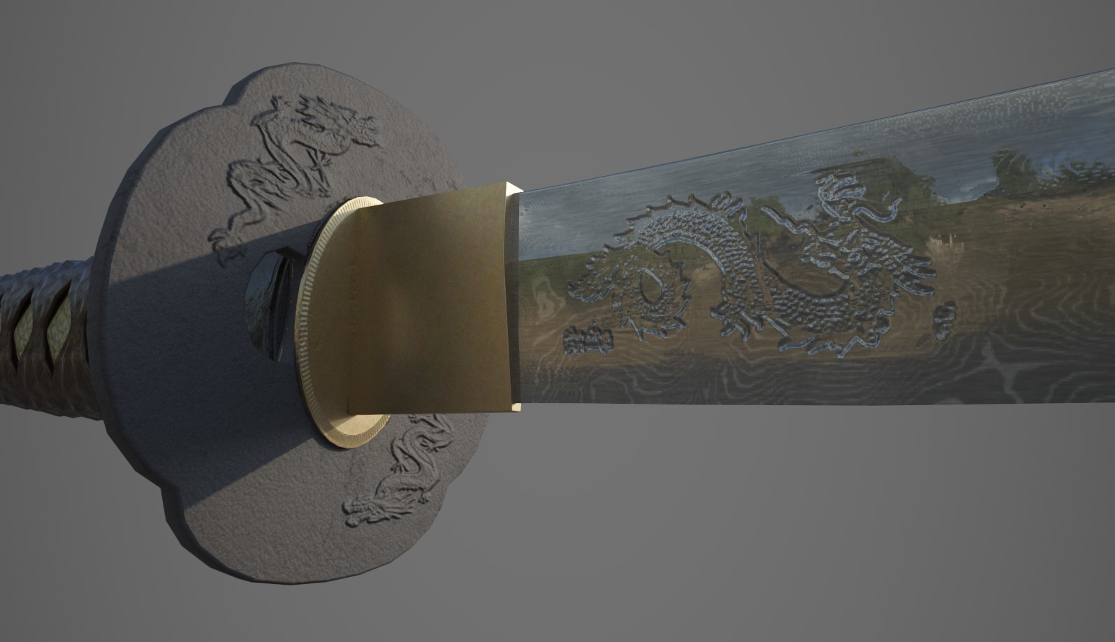 ArtStation - Katana Samurai Sword - 3D Asset | Game Assets