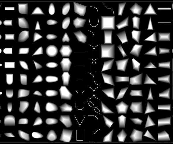 ArtStation - 200+ Block-out Alphas | Resources