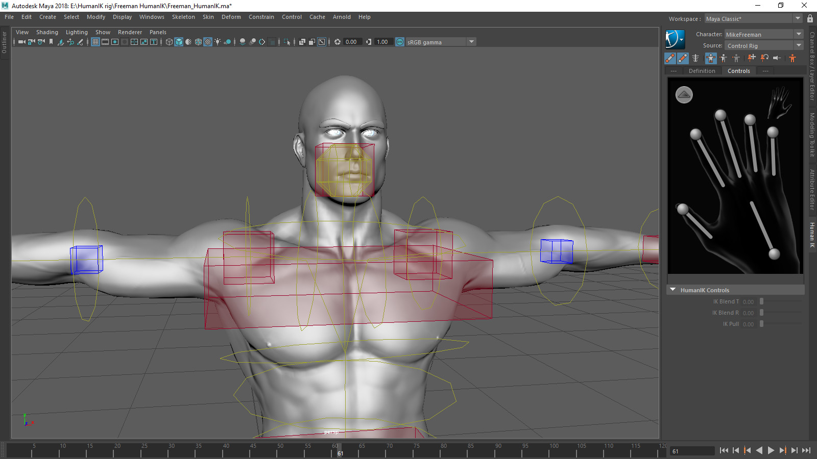 ArtStation - Mike Freeman Human IK Rig | Resources