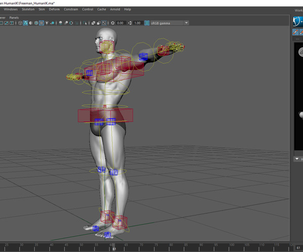 ArtStation - Mike Freeman Human IK Rig | Resources