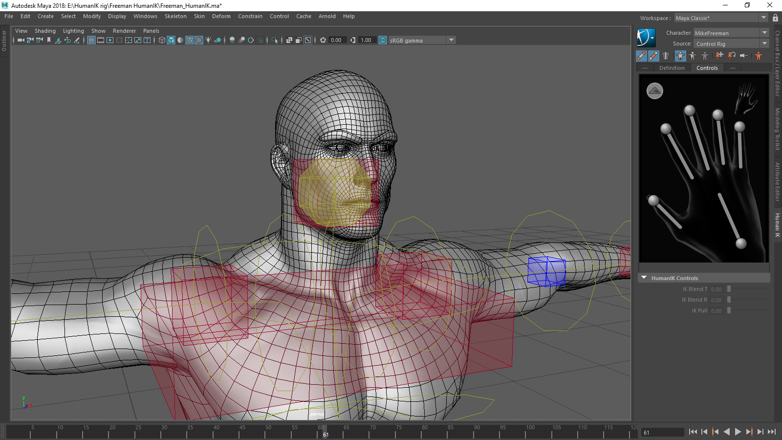 ArtStation - Mike Freeman Human IK Rig | Resources