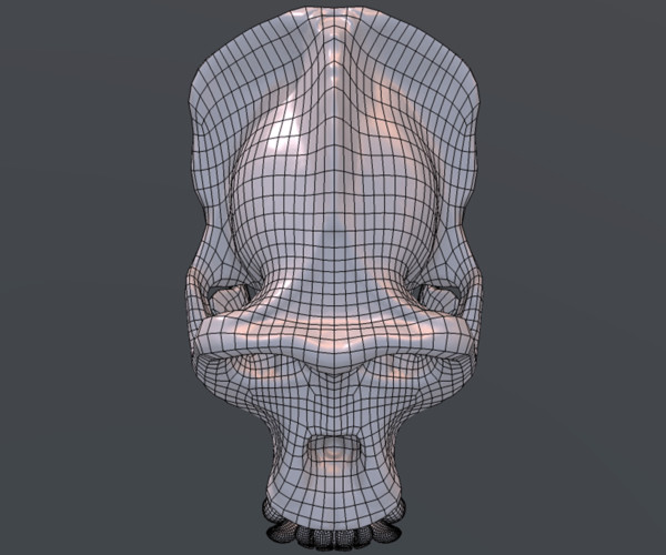 Artstation Gorilla Skull Refined Scan Resources