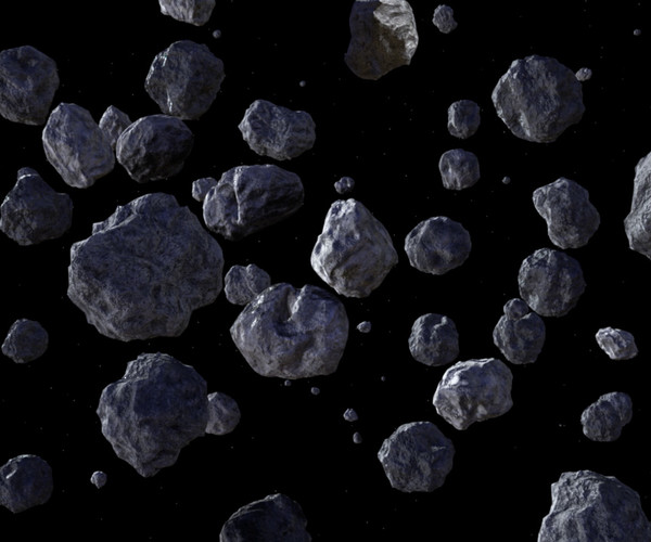 ArtStation - Asteroid Pack - Low-poly 3D model | Resources