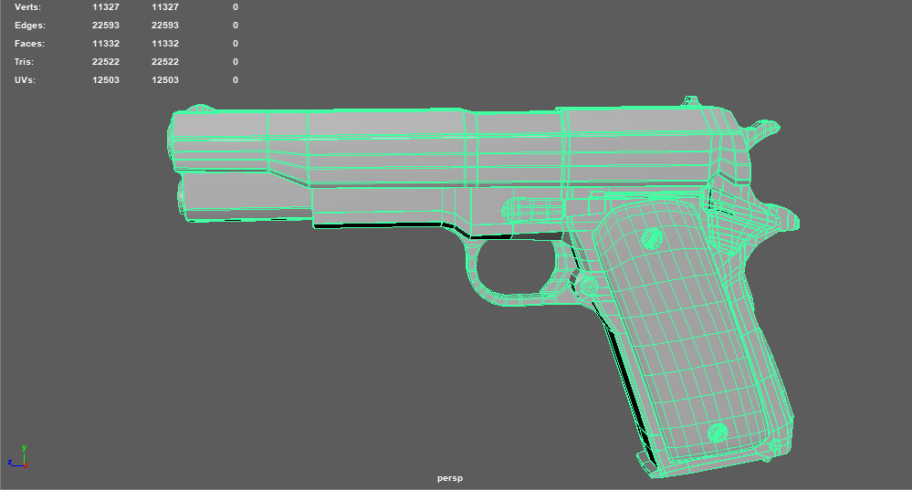 ArtStation - Colt 1911 Gun | Game Assets