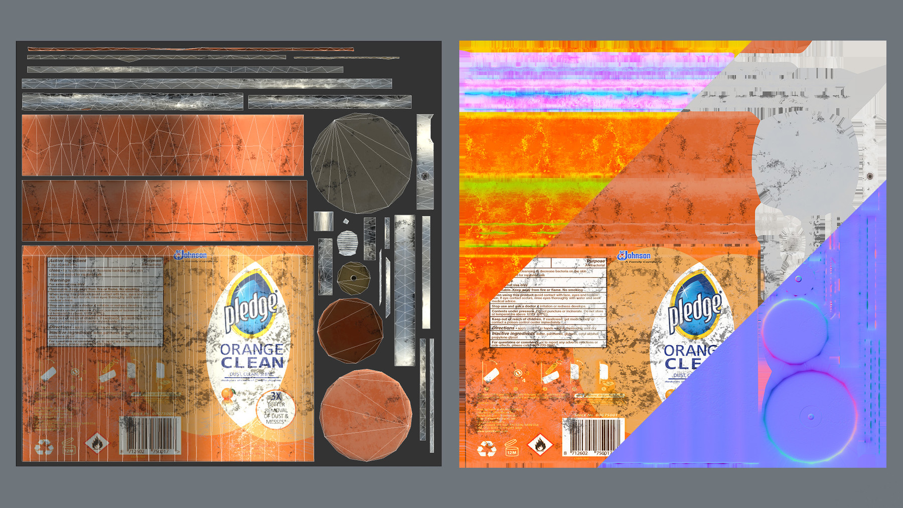 ArtStation - Spray Cans Bedroom Clutter (PBR Game Ready) | Game Assets