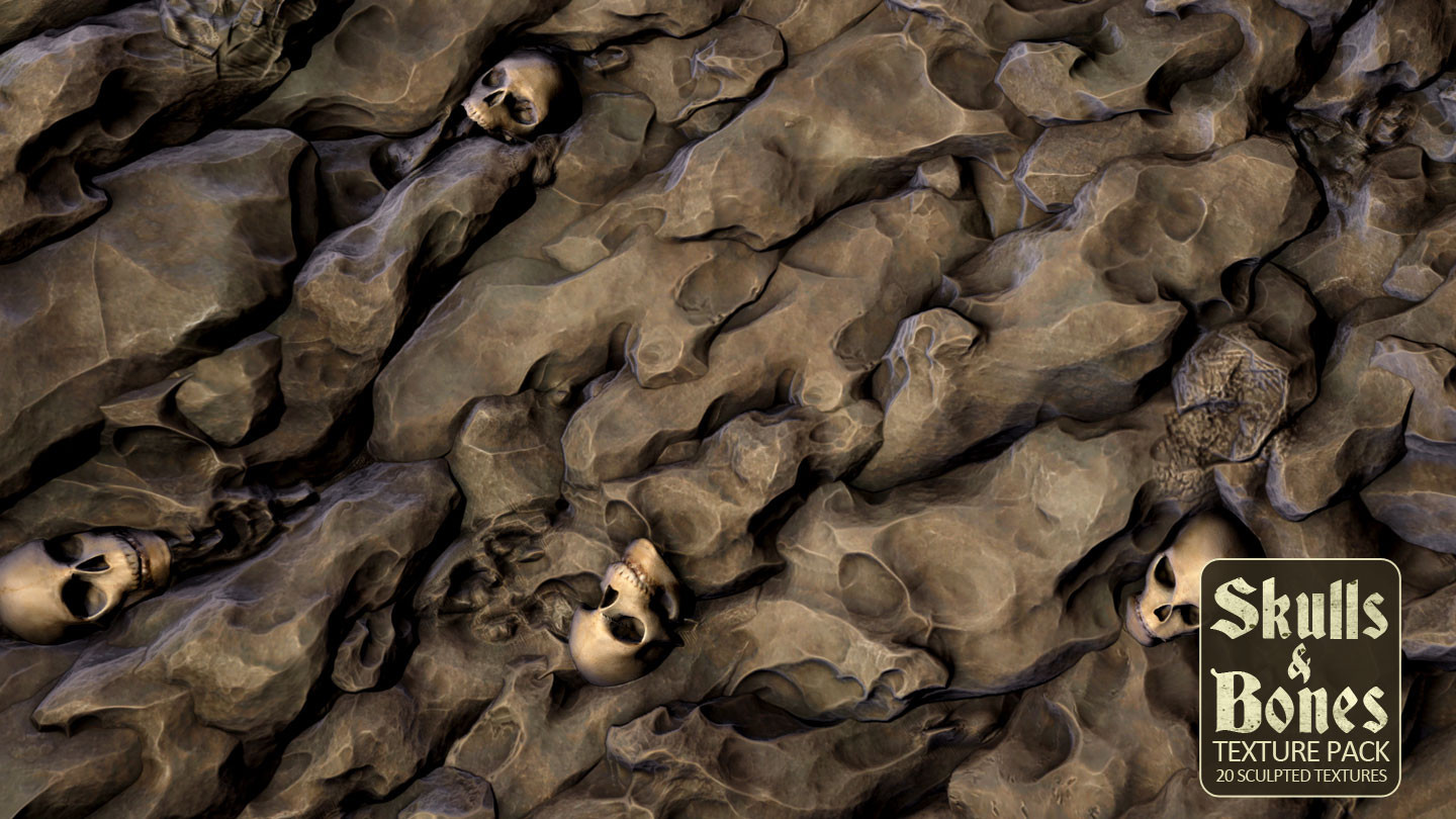 ArtStation - Skulls & Bones Textures | Game Assets
