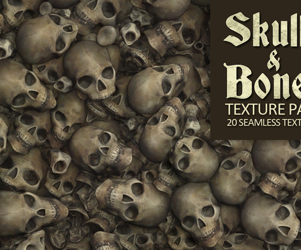 ArtStation - Skulls & Bones Textures | Game Assets