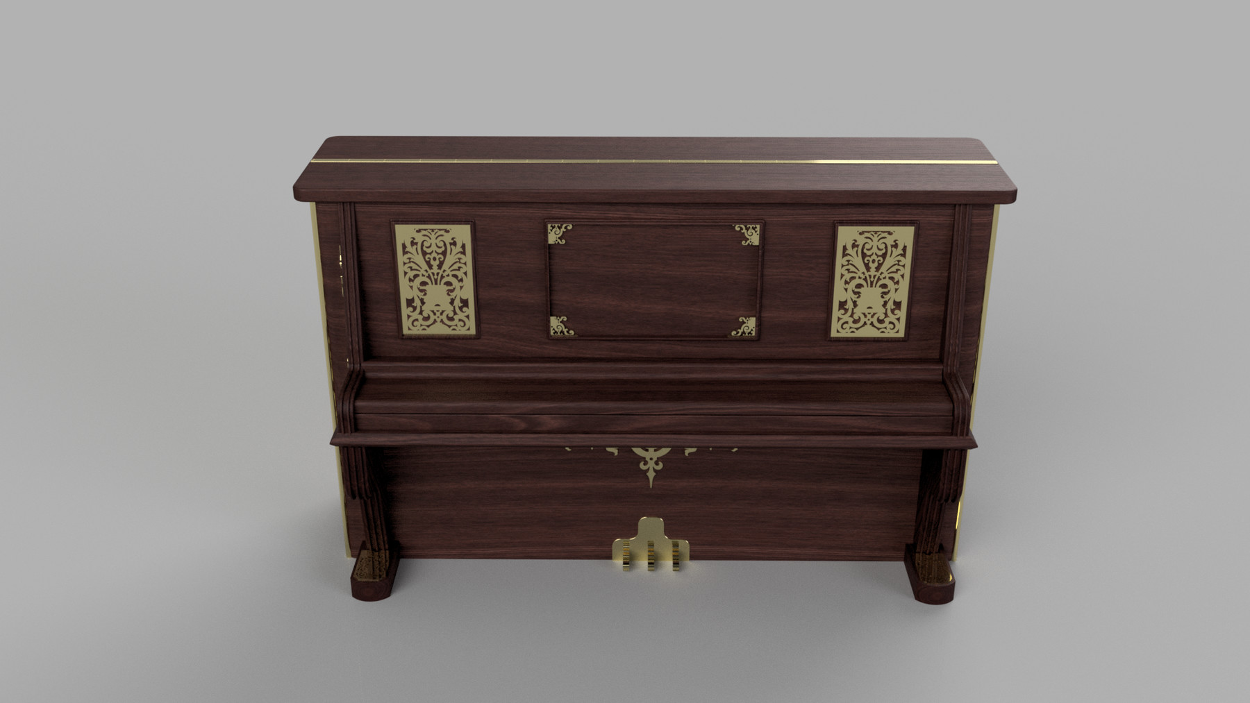 ArtStation - Upright Piano 3D Model | Resources