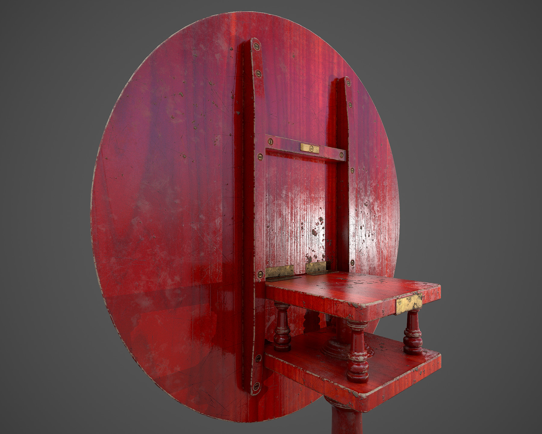 ArtStation - Tilt Top Table - PBR | Game Assets