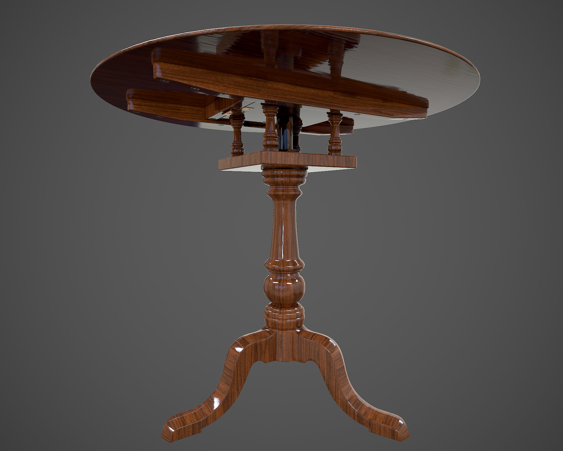 ArtStation - Tilt Top Table - PBR | Game Assets