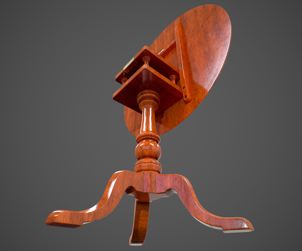 ArtStation - Tilt Top Table - PBR | Game Assets