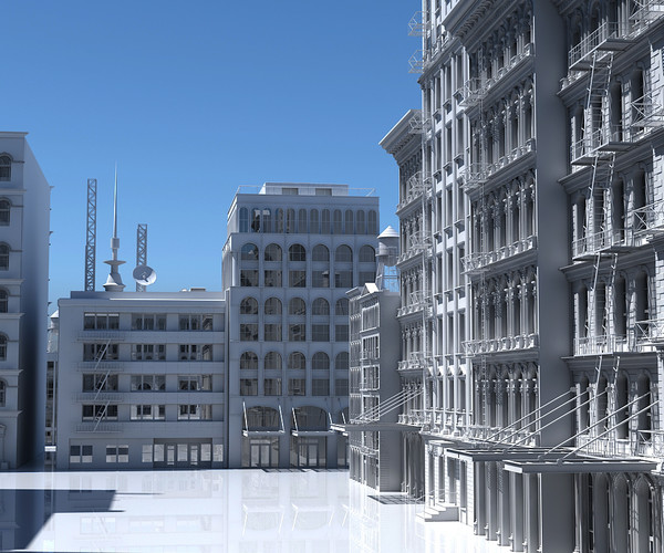 ArtStation - Street Building Facade Collection | Resources