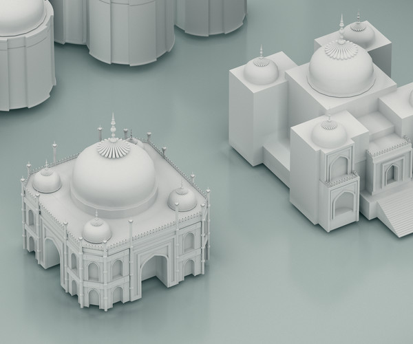 ArtStation - PERSIAN ARCHITECTURE Building set Vol.1 | Resources