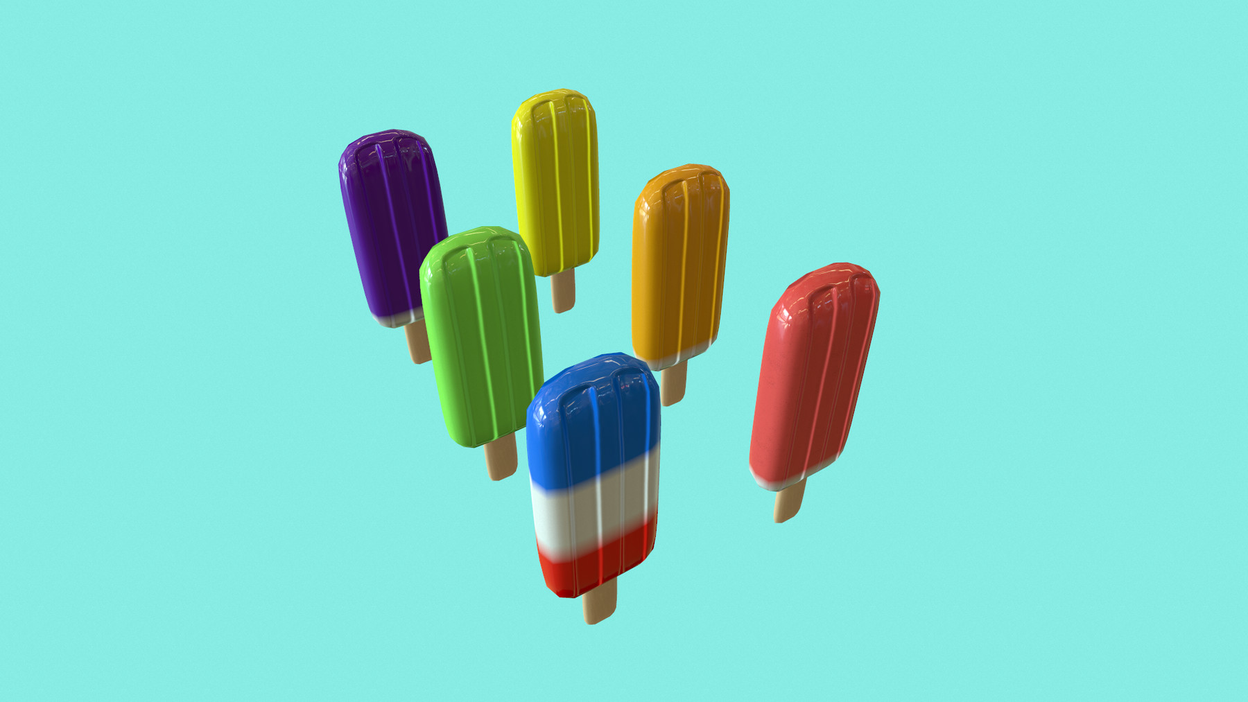 ArtStation - Stylized Ice Pop | Game Assets