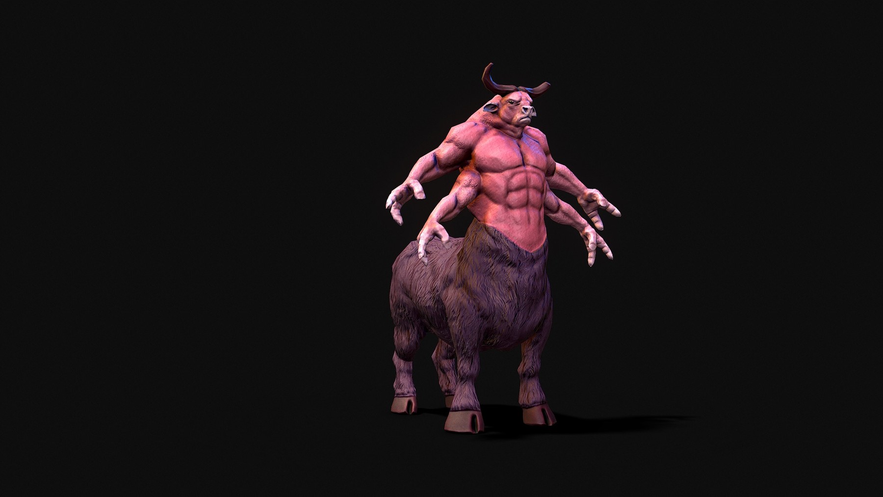 ArtStation - Warrior Bull | Game Assets