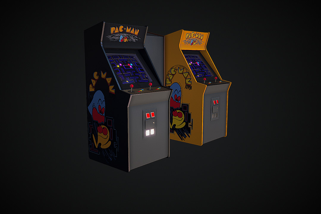 ArtStation - Three Classic Arcade Game Machines | Resources