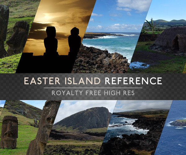 ArtStation - REFERENCE PACK - EASTER ISLAND | Resources
