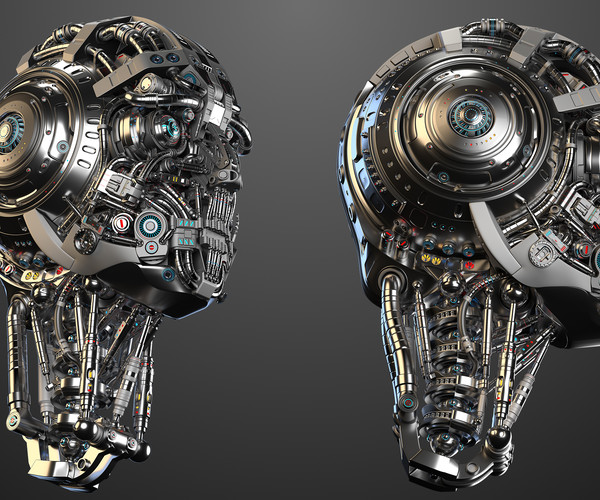 ArtStation - Robot Head Advanced Edition | Resources