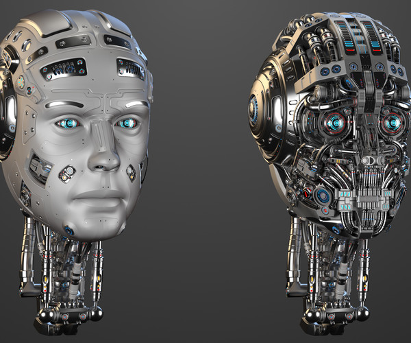 ArtStation - Robot Head Advanced Edition | Resources