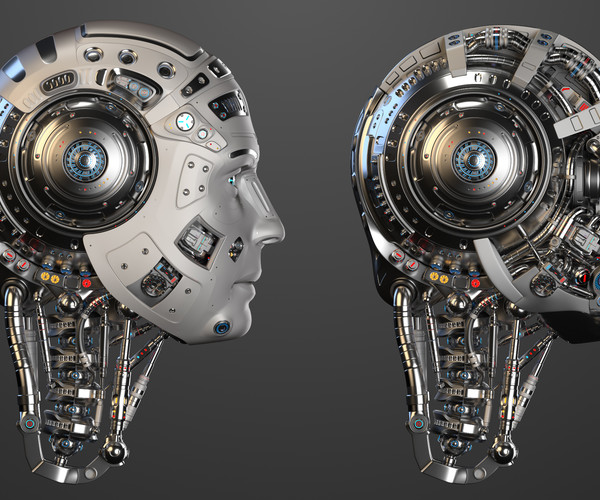 ArtStation - Robot Head Advanced Edition | Resources