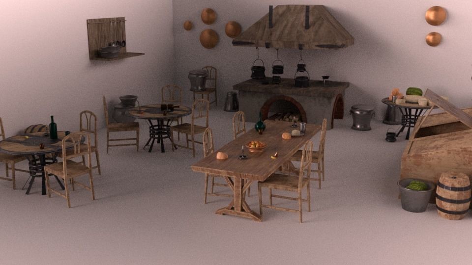 ArtStation - Medieval Kitchen Low Poly AR VR Asset Pack | Game Assets