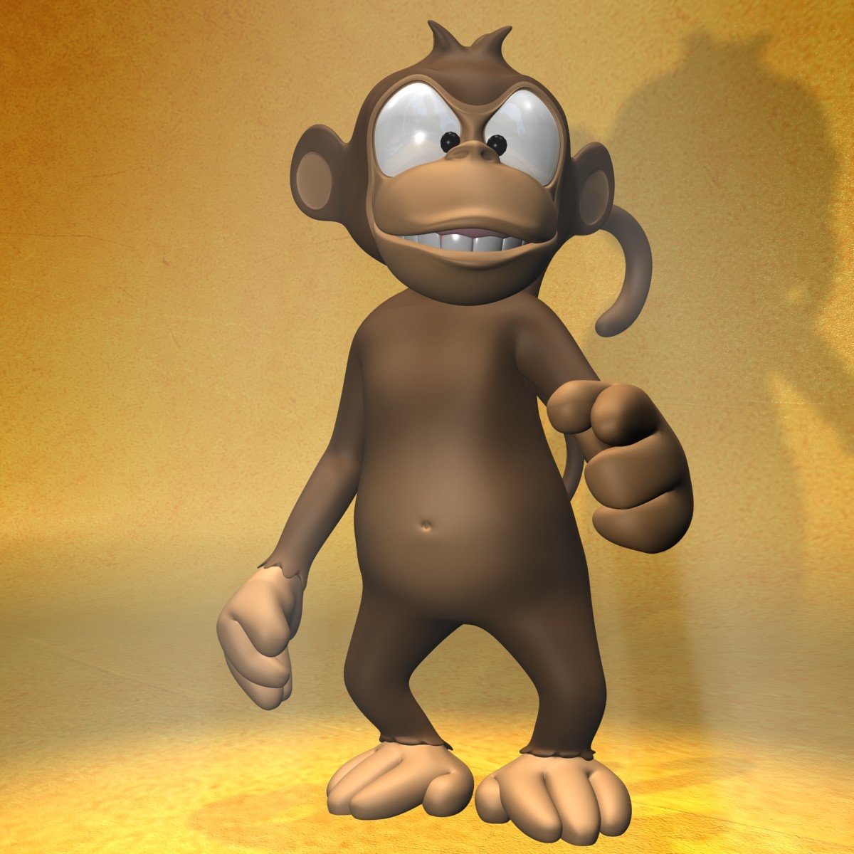 ArtStation - Cartoon monkey RIGGED | Resources