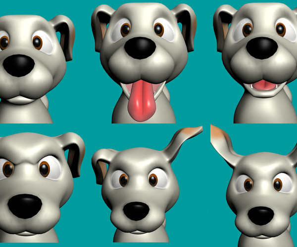 ArtStation - Cartoon Dog Rigged | Resources
