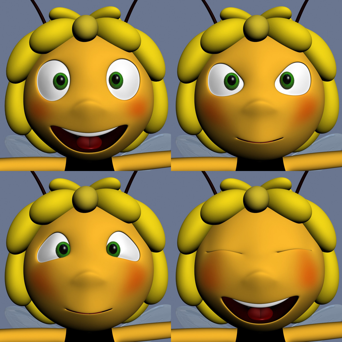 ArtStation - Maya the bee RIGGED | Resources